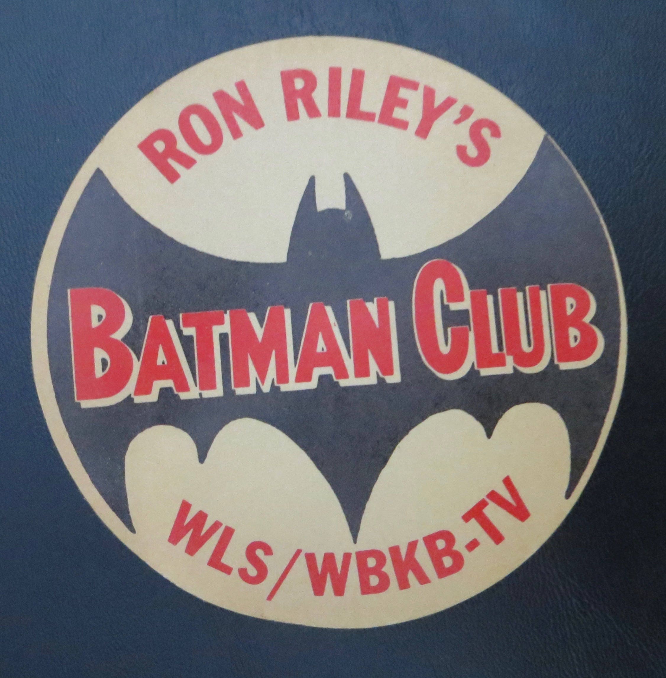 Original 1966 Ron Riley's Batman Club Chicago Pinback WLS - Etsy