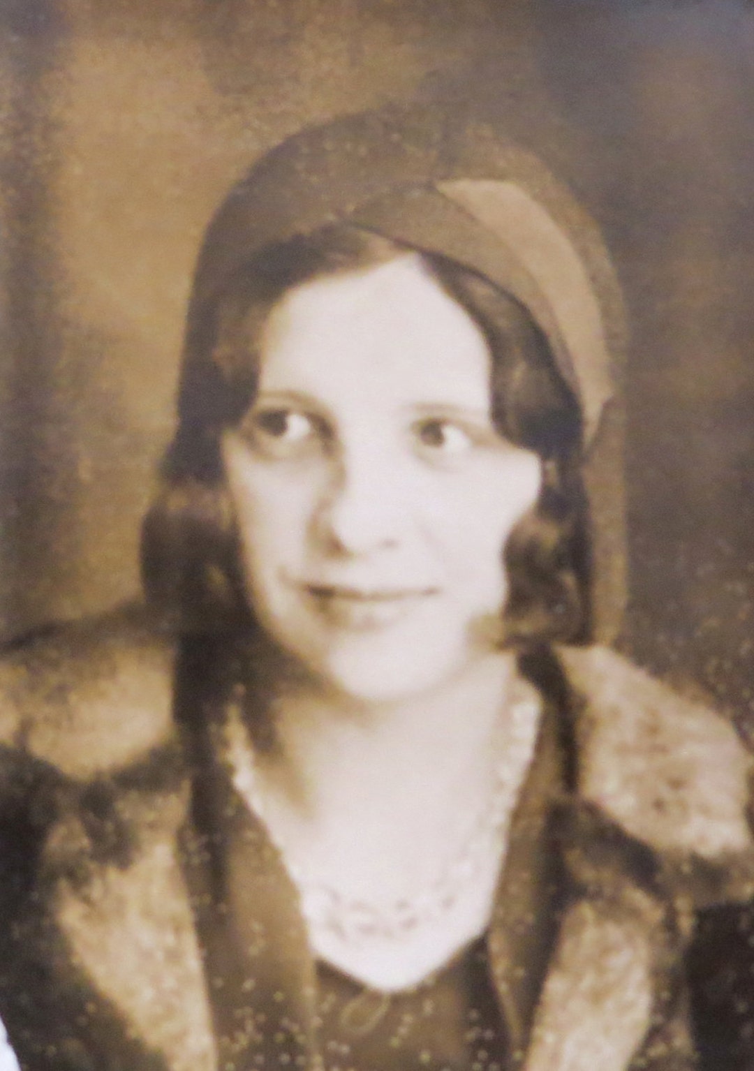 Pretty 1930's Flapper Woman With A Subtle Smile RPPC Strip Photograph ...