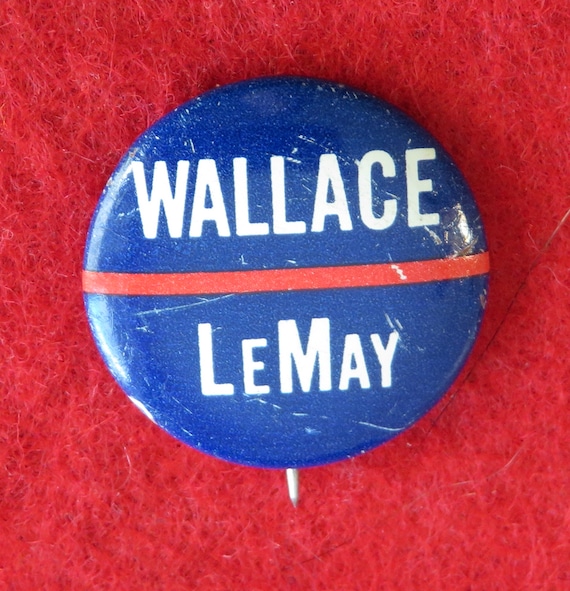 Vintage 1968 George Wallace And Curtis LeMay Presiden… - Gem