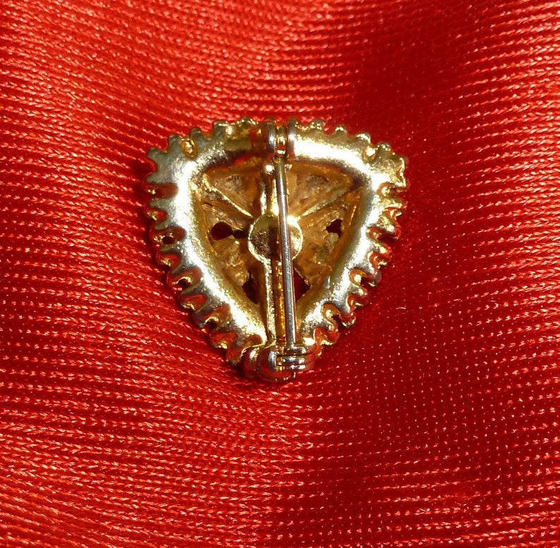 Unusual 1960's Holy Trinity Triune Brooch Pin Gold Tone - Etsy