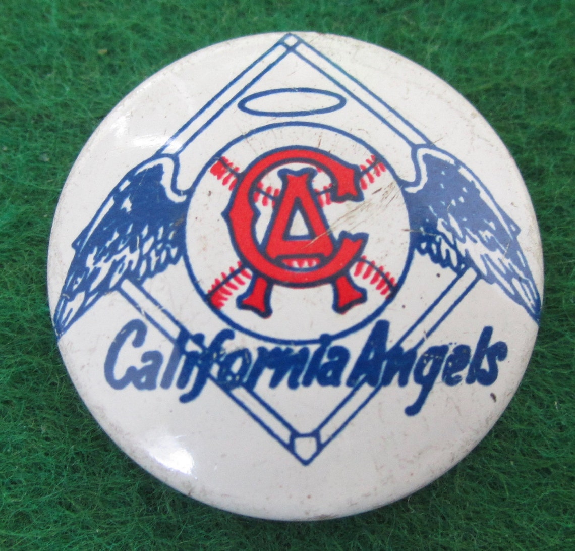 Original 1960s California Angels MLB Baseball Pin Pinback Button - Etsy