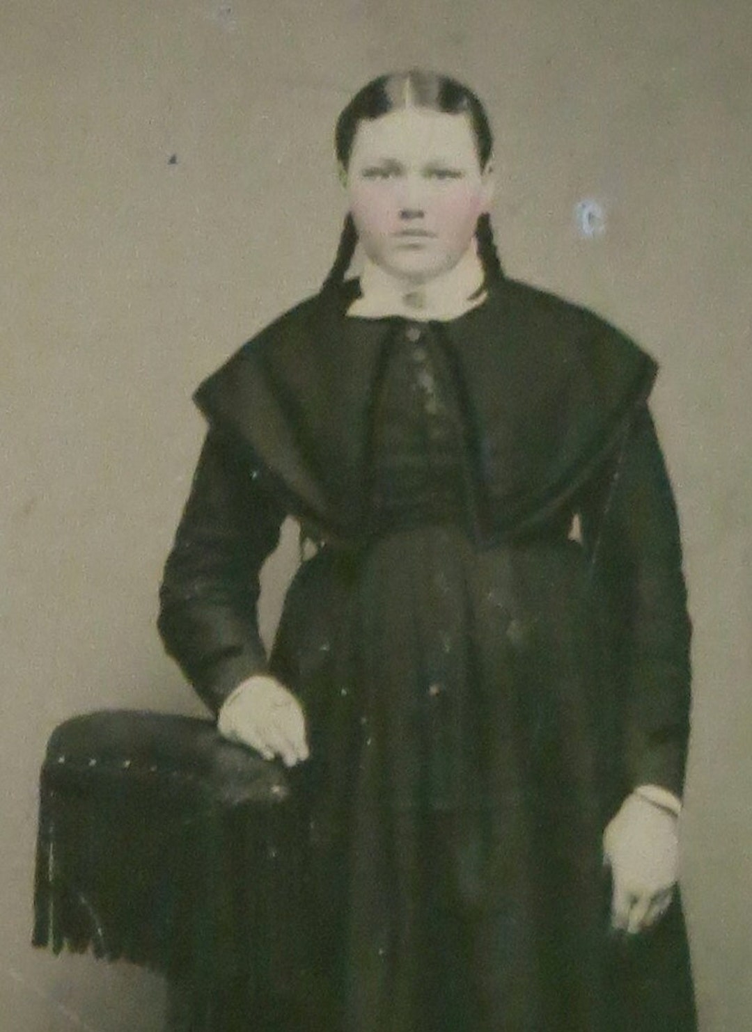 1870s Tintype Photograph – Portrait of Young Woman - Etsy