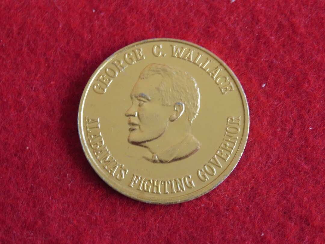 Vintage 1968 George Wallace Presidential Campaign Souvenir Token Stand ...