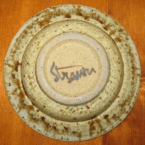1950's Mid Century Modern Studio Art Pottery Signed Cecil Strawn 7 1/2 ...