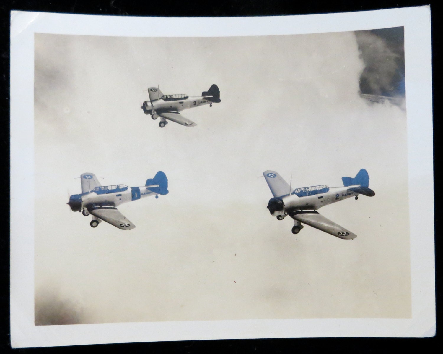 World War II American Fighter Planes in Flight Snapshot | Etsy
