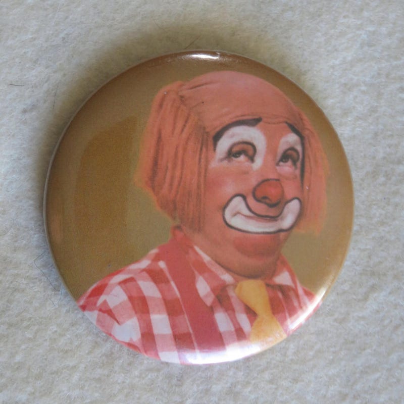 Vintage Circus Pin Button - Etsy