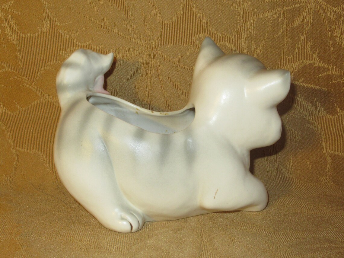 Mid Century 1950's Lefton Kitty Cat Feline Planter Made | Etsy