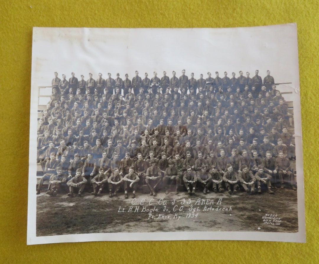 1934 CCC Fort Knox Photograph – Civilian Conservation Corps, Kentucky ...