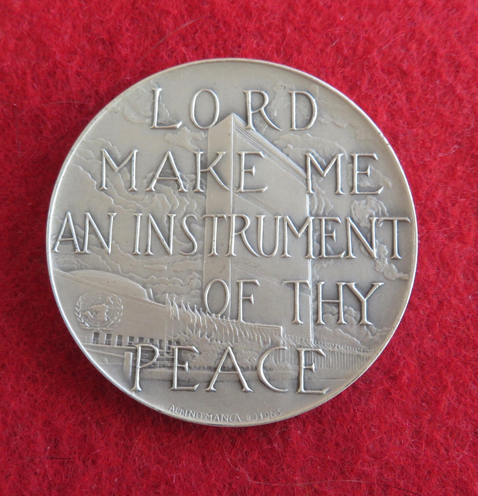 Original 1965 Pope Paul VI Peace Medallion .999 Pure Silver - Etsy