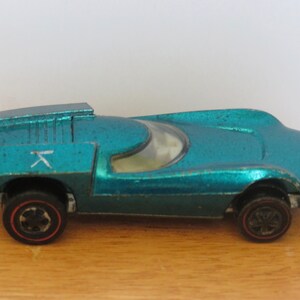 Original 1968 Hot Wheels Red Line Turbo Fire Turquoise Diecast Toy Car ...