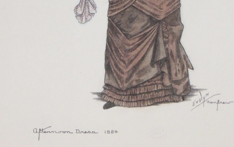 Vintage 1930's Federal Art Project Evelyn Renfrew Lithograph Afternoon ...