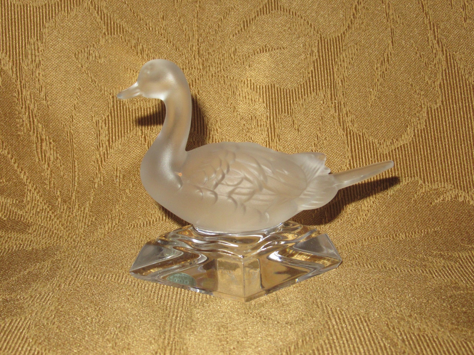 Adorable Goebel Crystal Collection Frosted Duck Figurine - Etsy