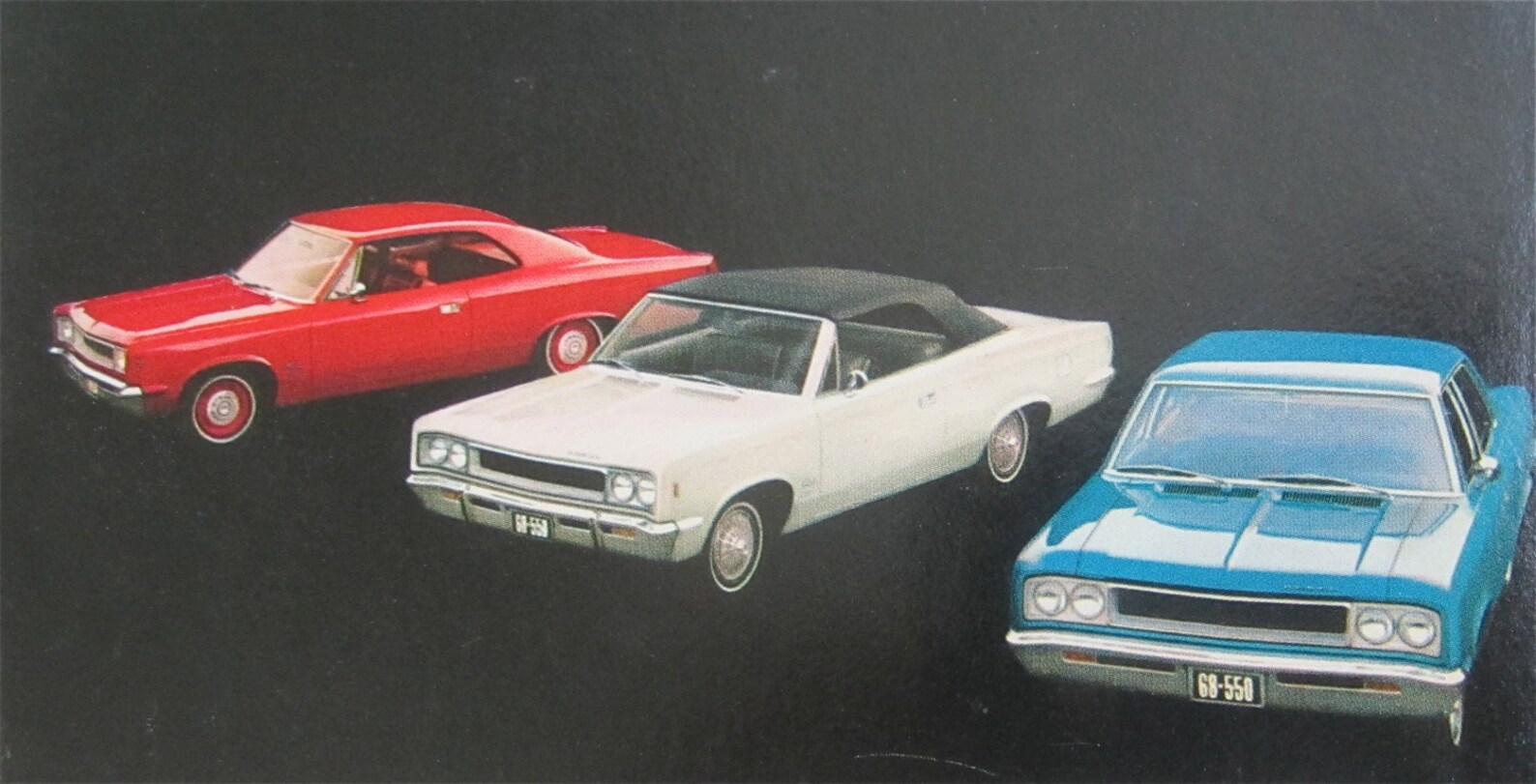 Retro 1968 Rebel 550 Hardtop Convertible and Sedan Car Chrome - Etsy