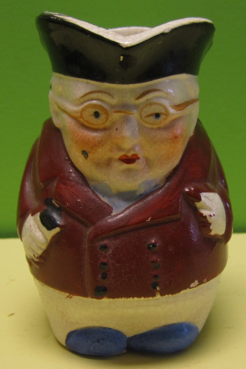 Cute 1930's Mini Toby Revolutionary War Ben Franklin Style - Etsy