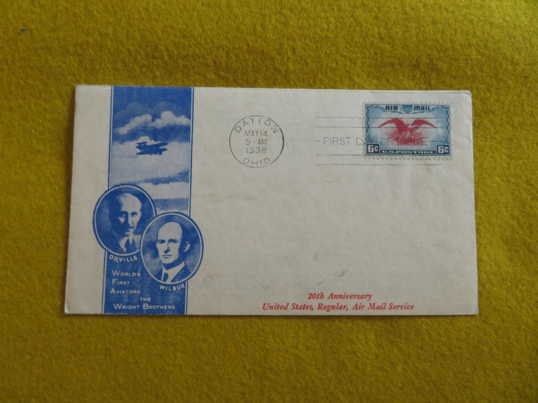 Original 1938 United States Scott # C23 First Day Issue Postage Stamp ...