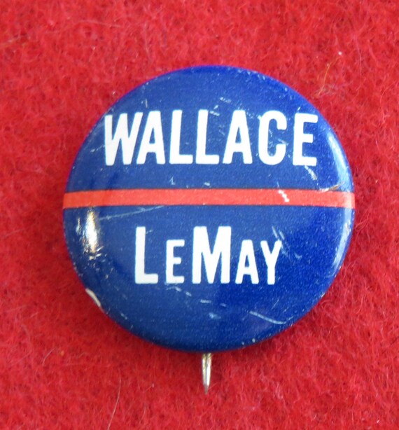 Vintage 1968 George Wallace And Curtis LeMay Presiden… - Gem