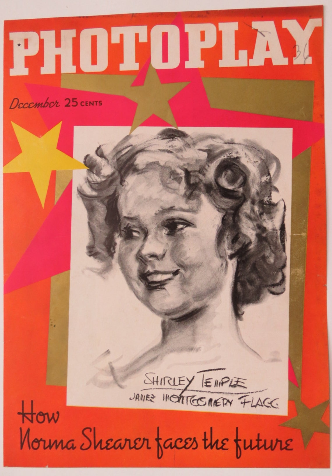 Original December 1936 Shirley Temple Photoplay Magazine Cover - Etsy