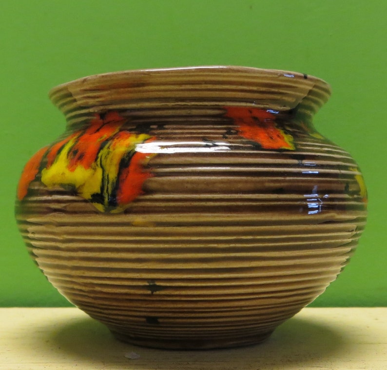 Original 1976 Art Pottery Brown Bowl Signed Helene Free - Etsy