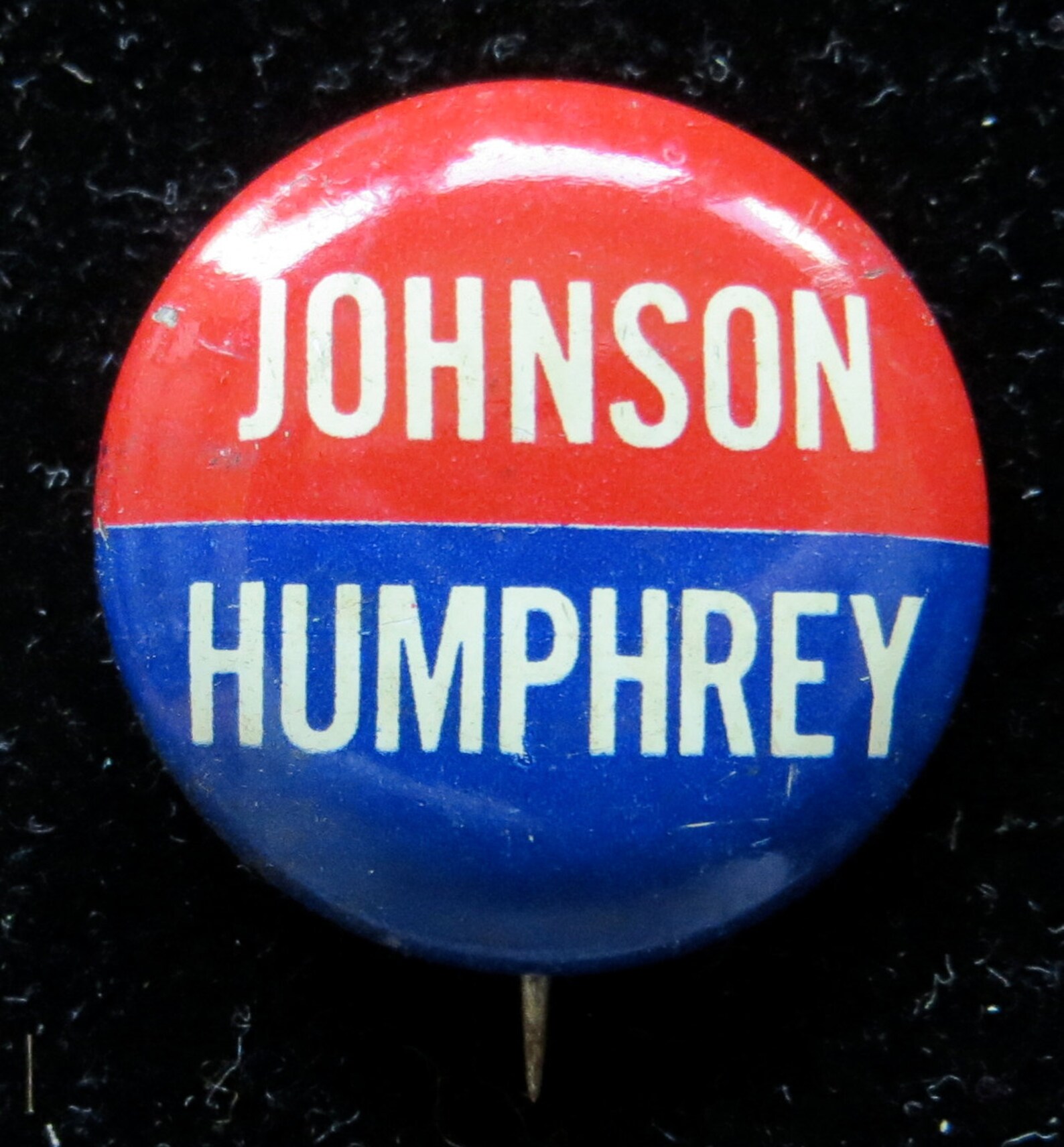 1964 Lyndon Johnson Hubert Humphrey Presidential Campaign Pin - Etsy
