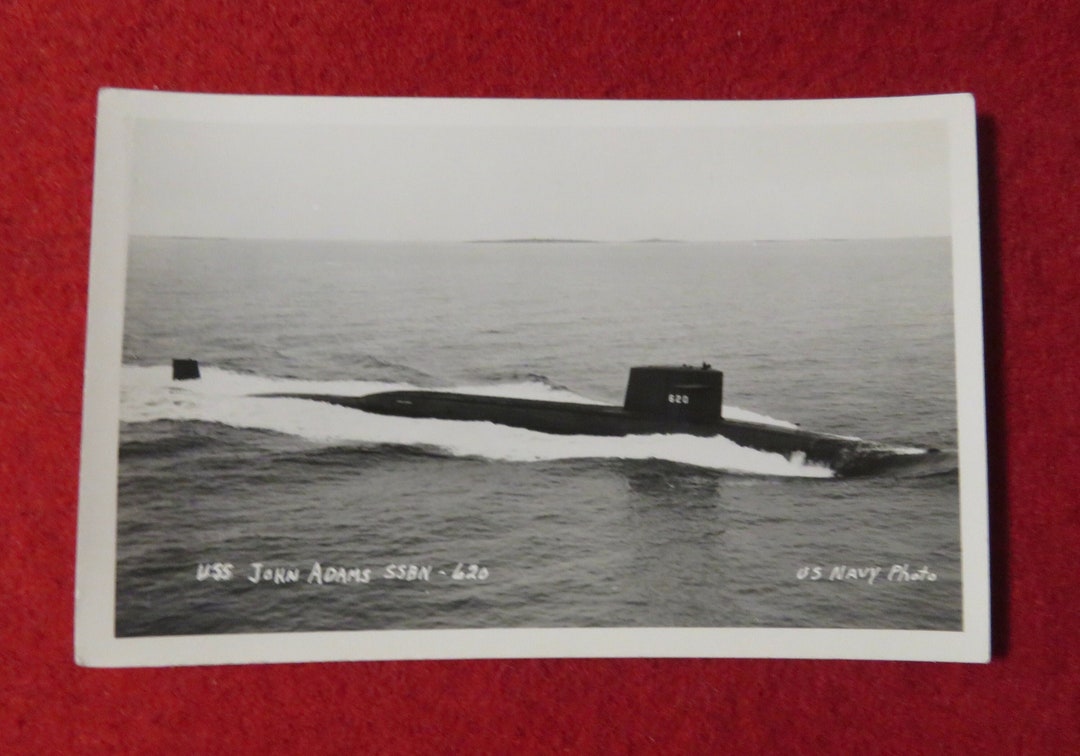 Vietnam War USS John Adams SSBN - 620 Lafayette Class Ballistic Missile Submarine - Etsy