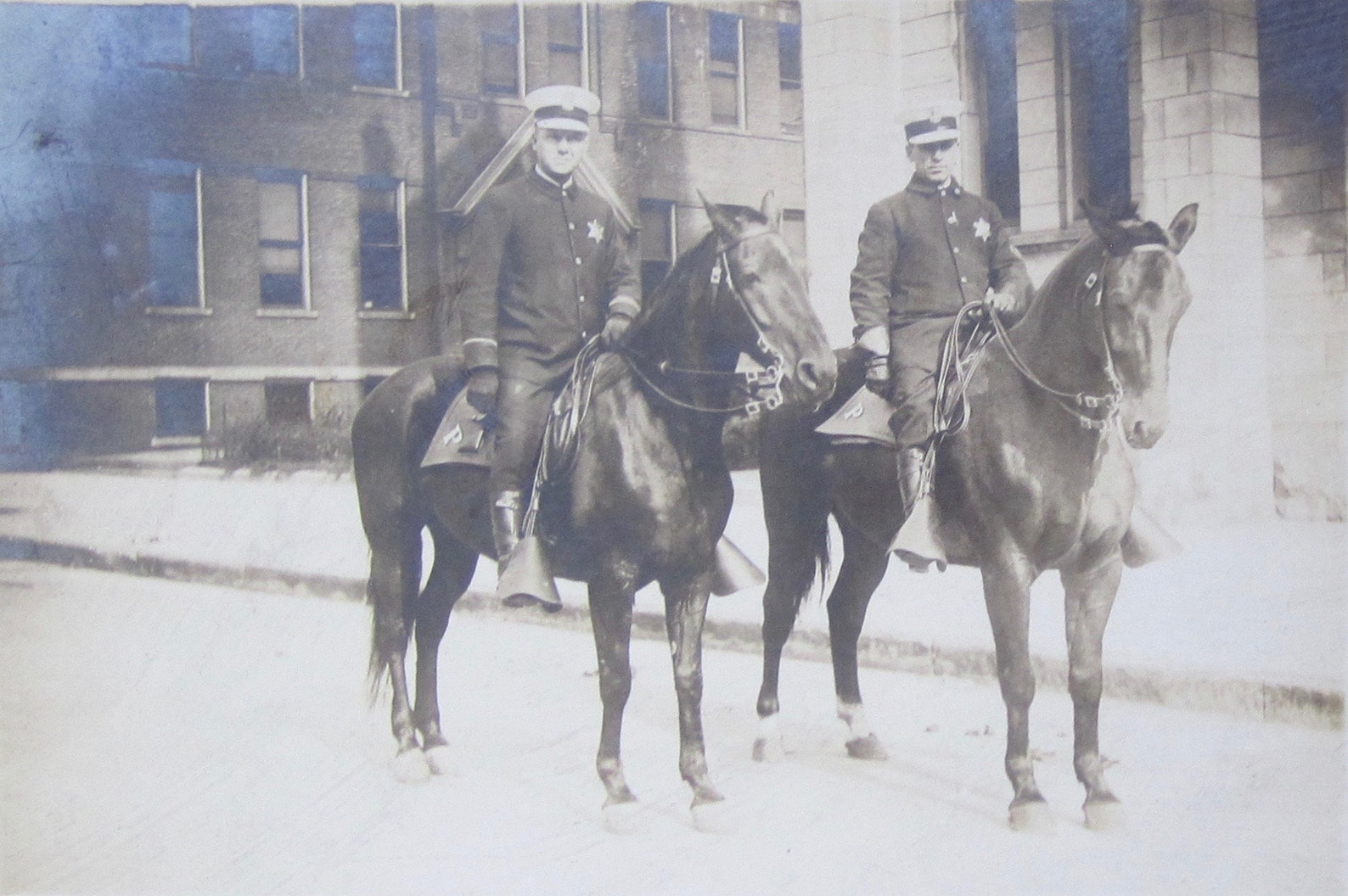 1910's Police Officers on Horseback Photo on Cardboard - Etsy