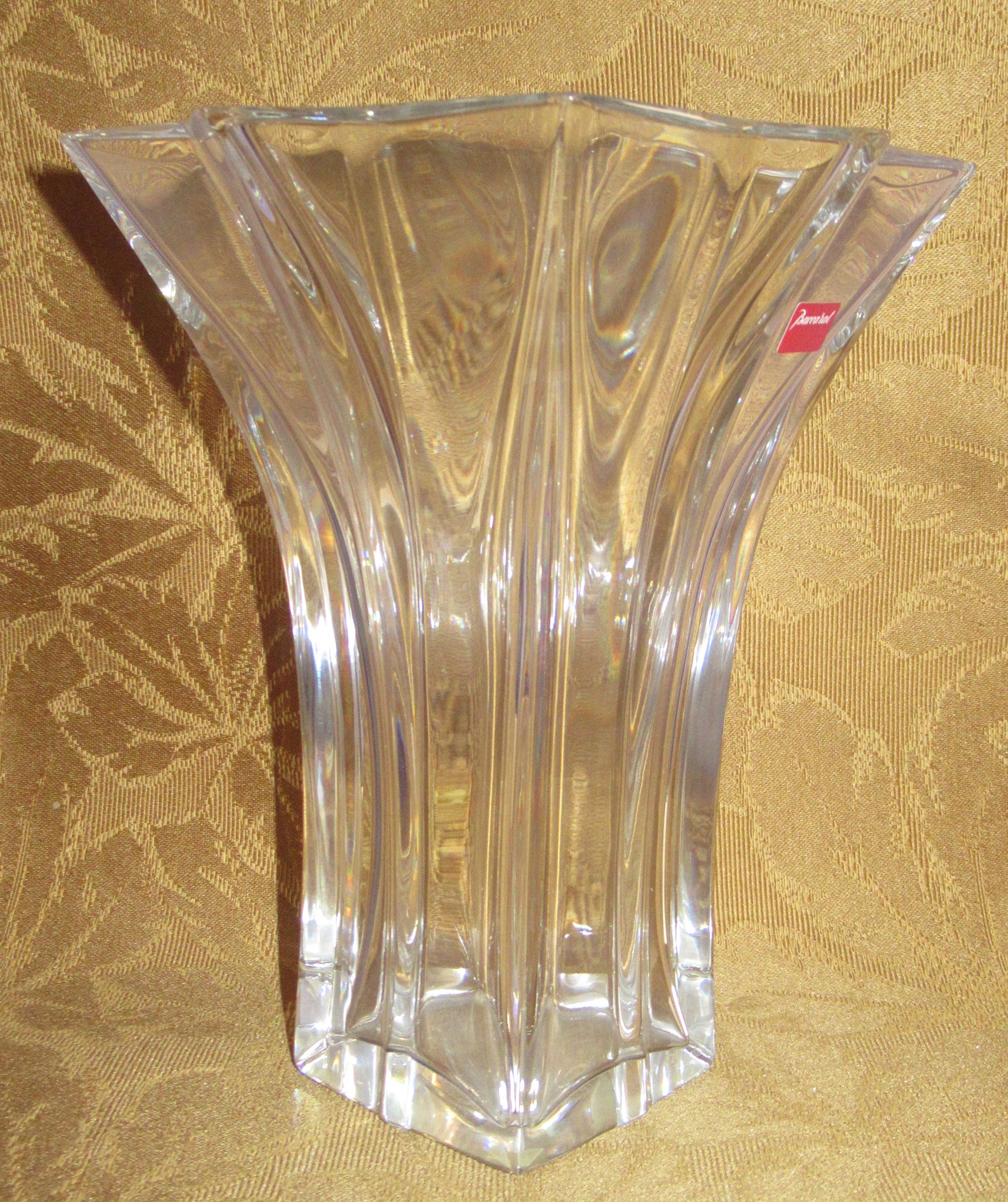 Gorgeous Baccarat France Heavy Crystal Vase 8 Original | Etsy