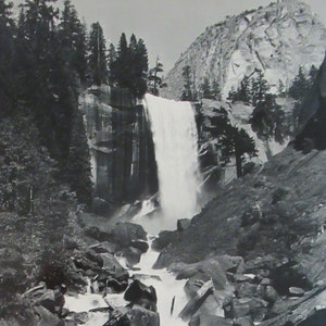 Vernal Falls - Ansel Adams (1902-1984) Best's Studio Yosemite National ...