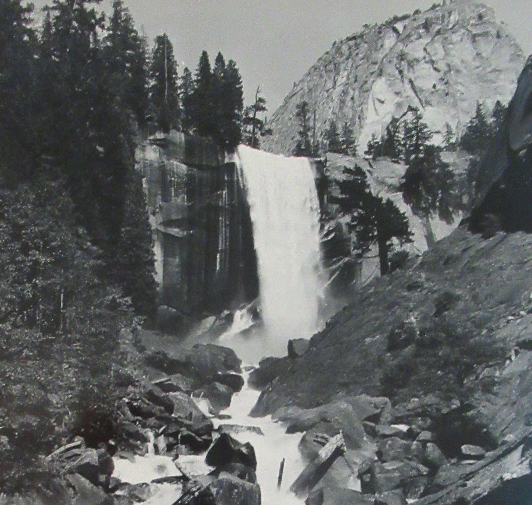 Vernal Falls Ansel Adams 1902-1984 Best's Studio - Etsy UK