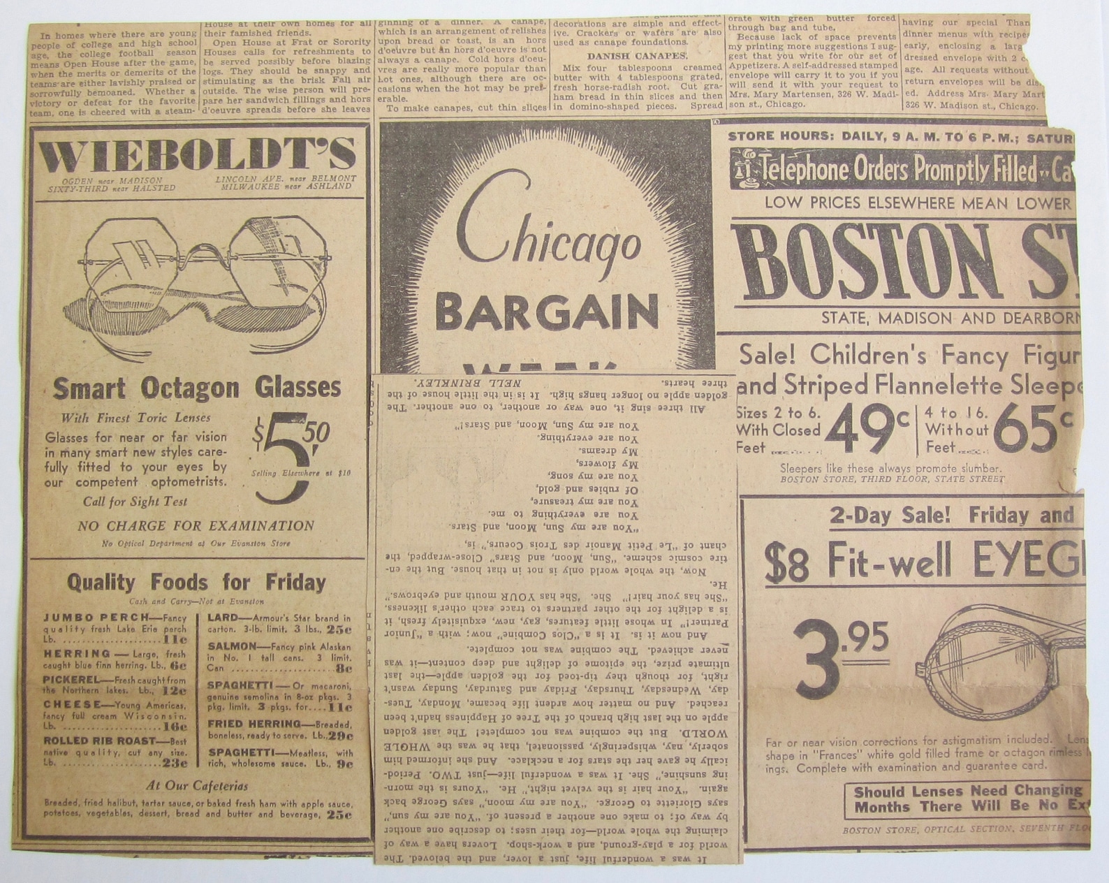Original 1930's Newspaper Clipping Sun Moon and Stars - Etsy