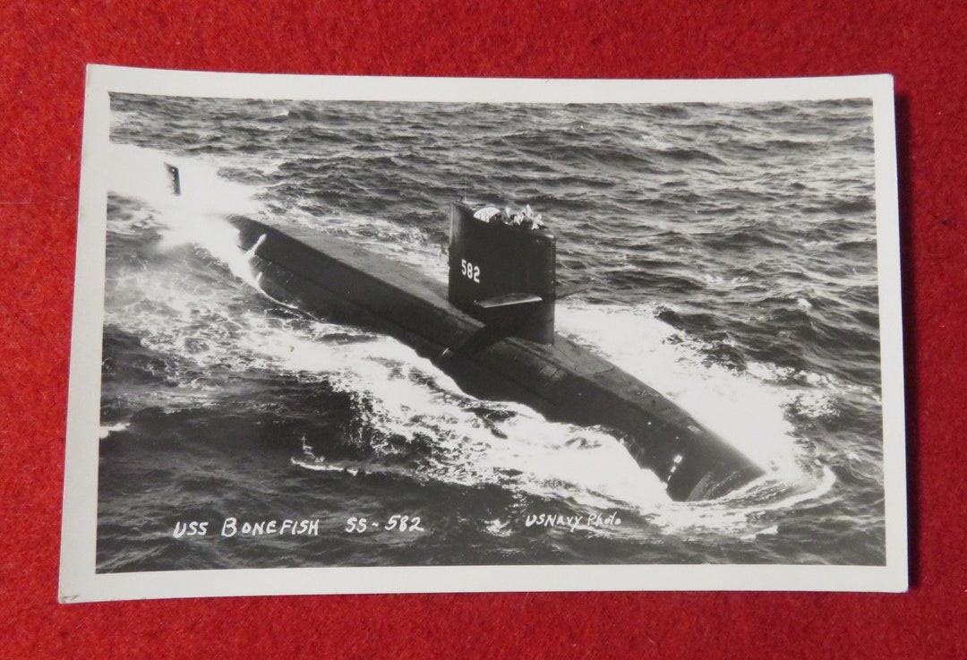 Cold War USS Bonefish SS - 582 Barbel Class Submarine - Etsy