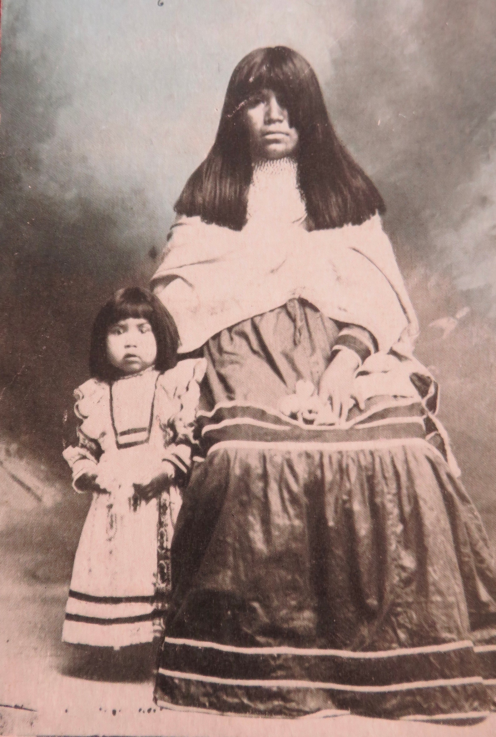 Early 1900's Yuma Indian Mother & Child Native American Yuma Arizona ...