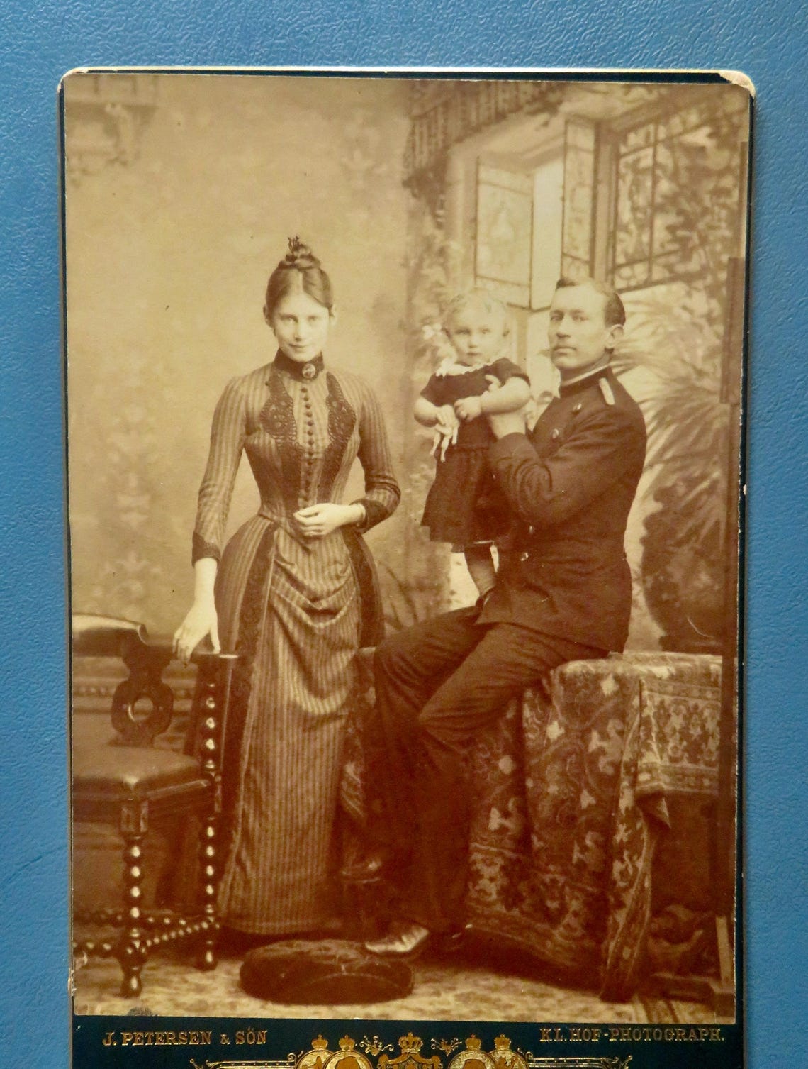 Original 1888 European Military Officer & Family European Empire ...