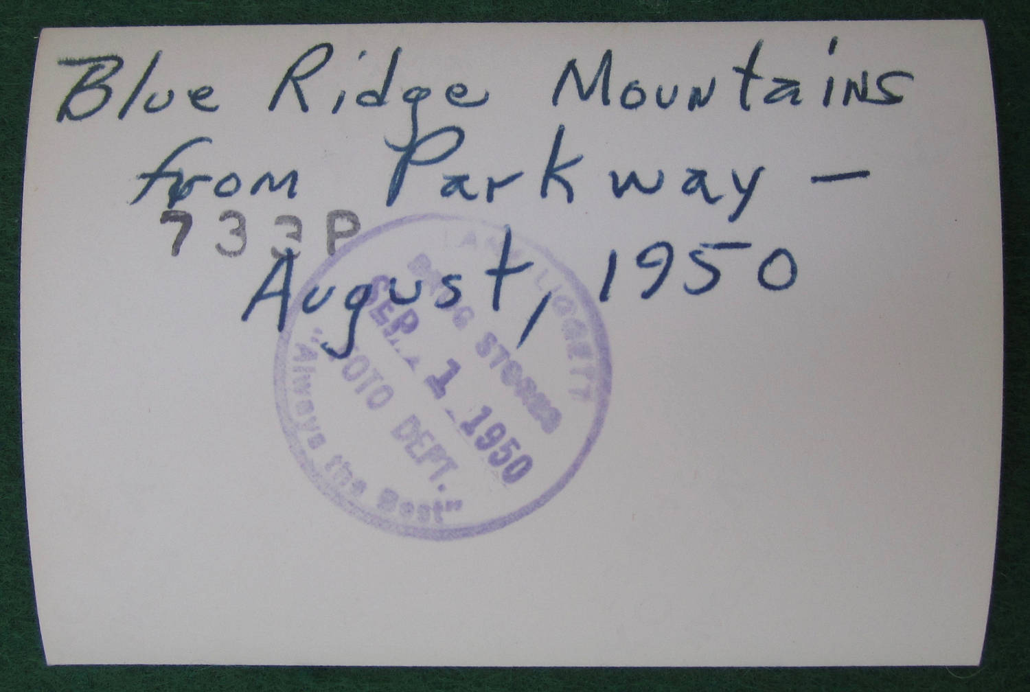 Art & Beauty Original 1950 Blue Ridge Mountains Sunrise | Etsy