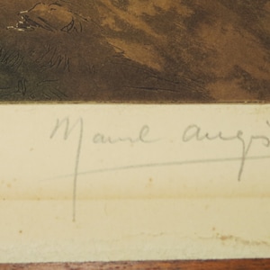 Marcel Augis 19th Century Aquatint Etching Old Mill Artist Proof ...