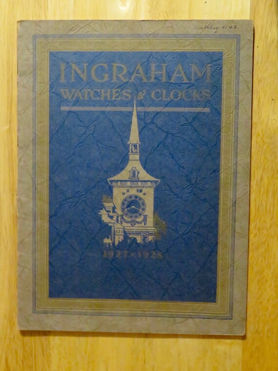 Original 1928 Ingraham Watches and Clocks Advertising | Etsy