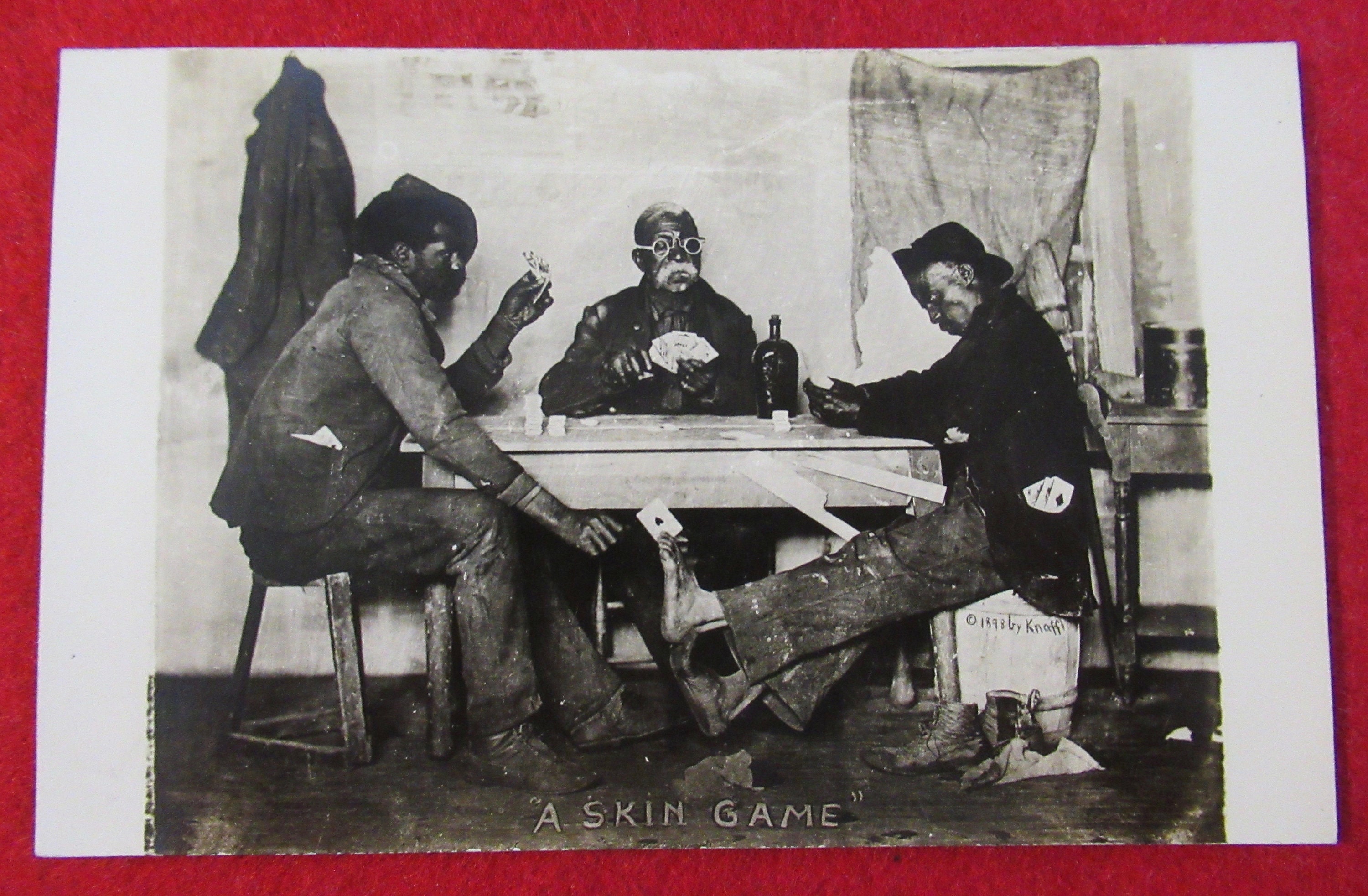A Skin Game Humorous 1940's Card Cheats in Action RPPC | Etsy