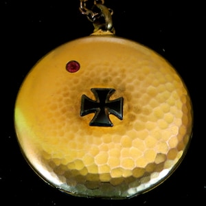 Original 1910's World War I German Military Gold Filled Photo Locket ...