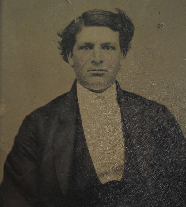 Original 1880's Young Stylish Professional Man Tintype - Etsy