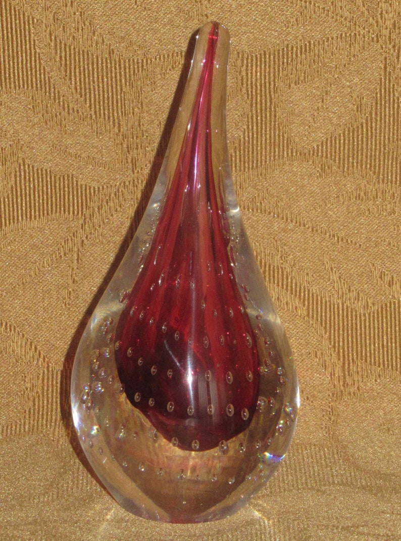 Original 1980's Adam Jablonski Polish Art Glass Signed - Etsy