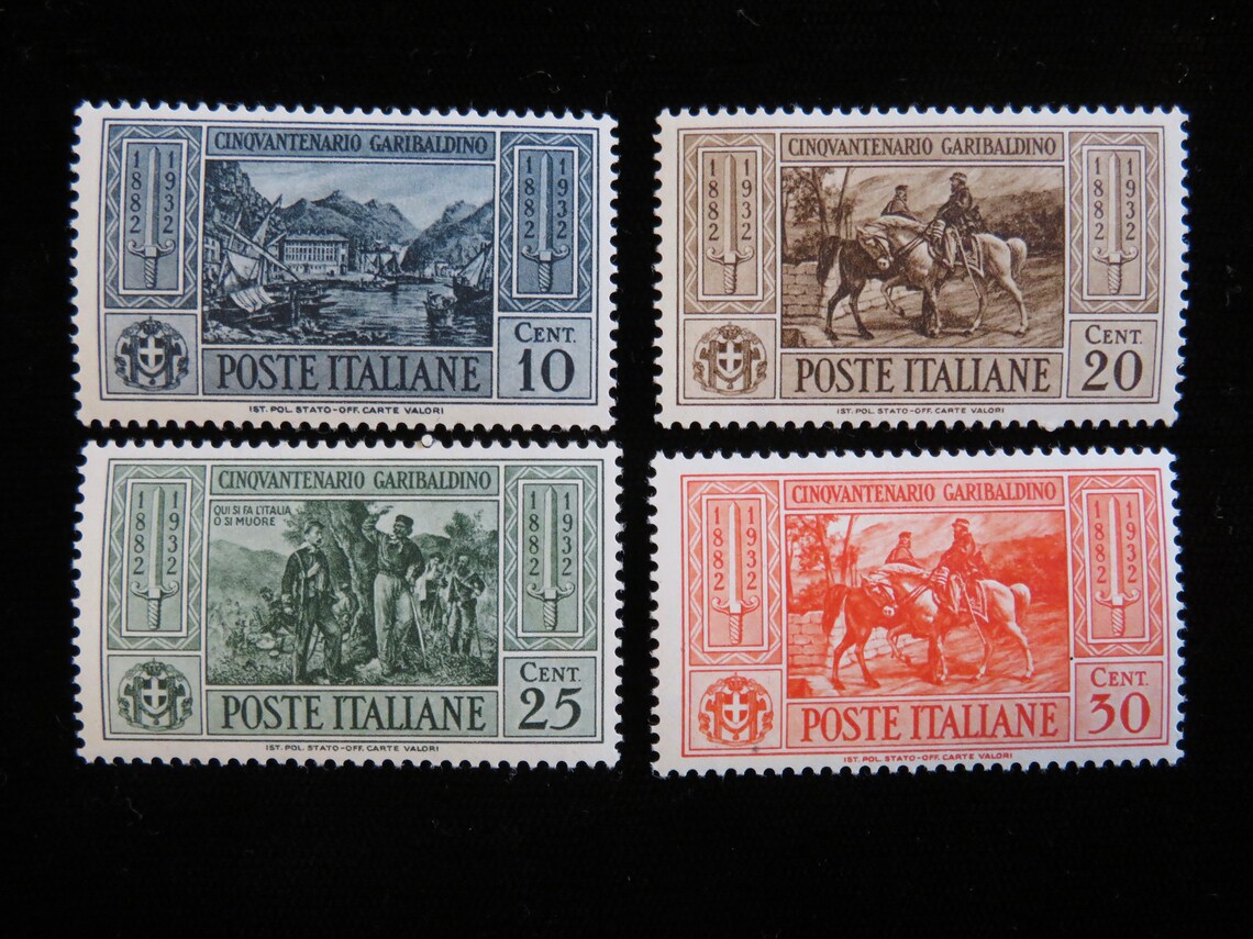 1932 Italy Scott 280 289 Mint Hinged Postage Stamp Set - Etsy