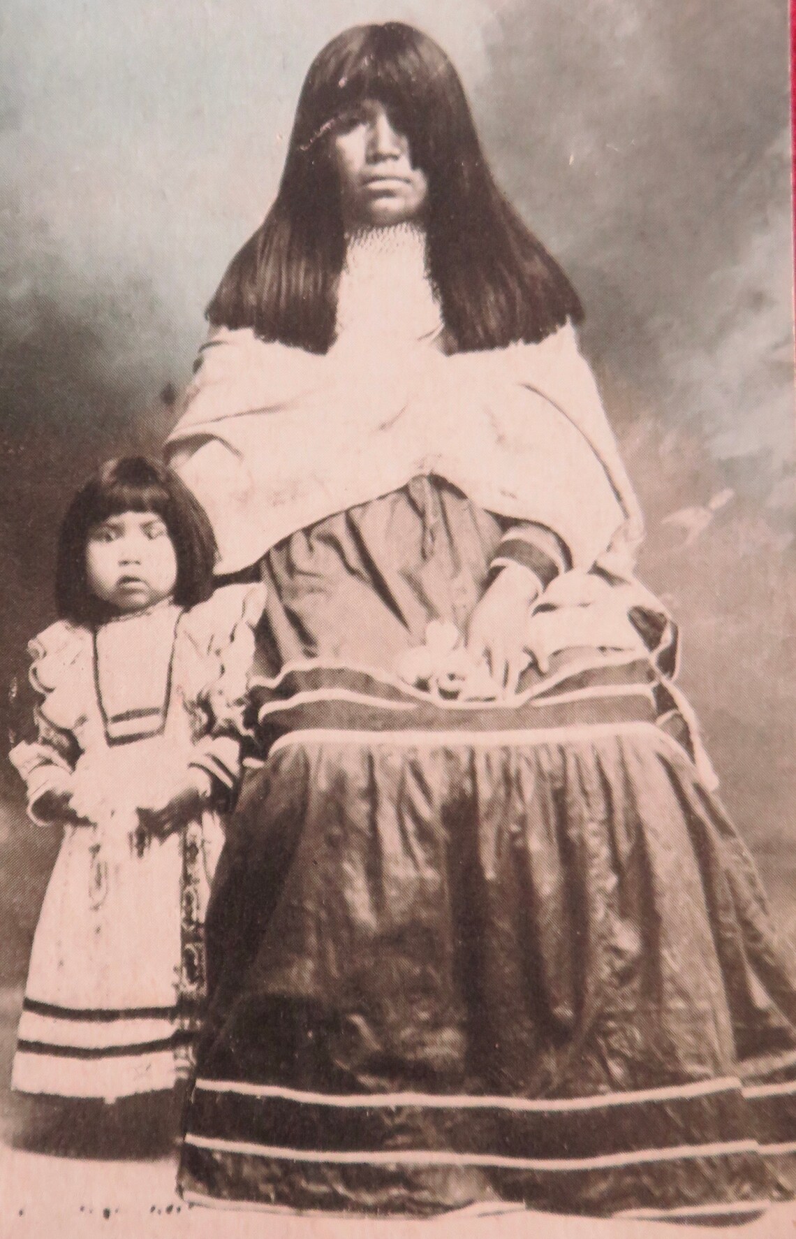 Early 1900's Yuma Indian Mother & Child Native American Yuma Arizona ...