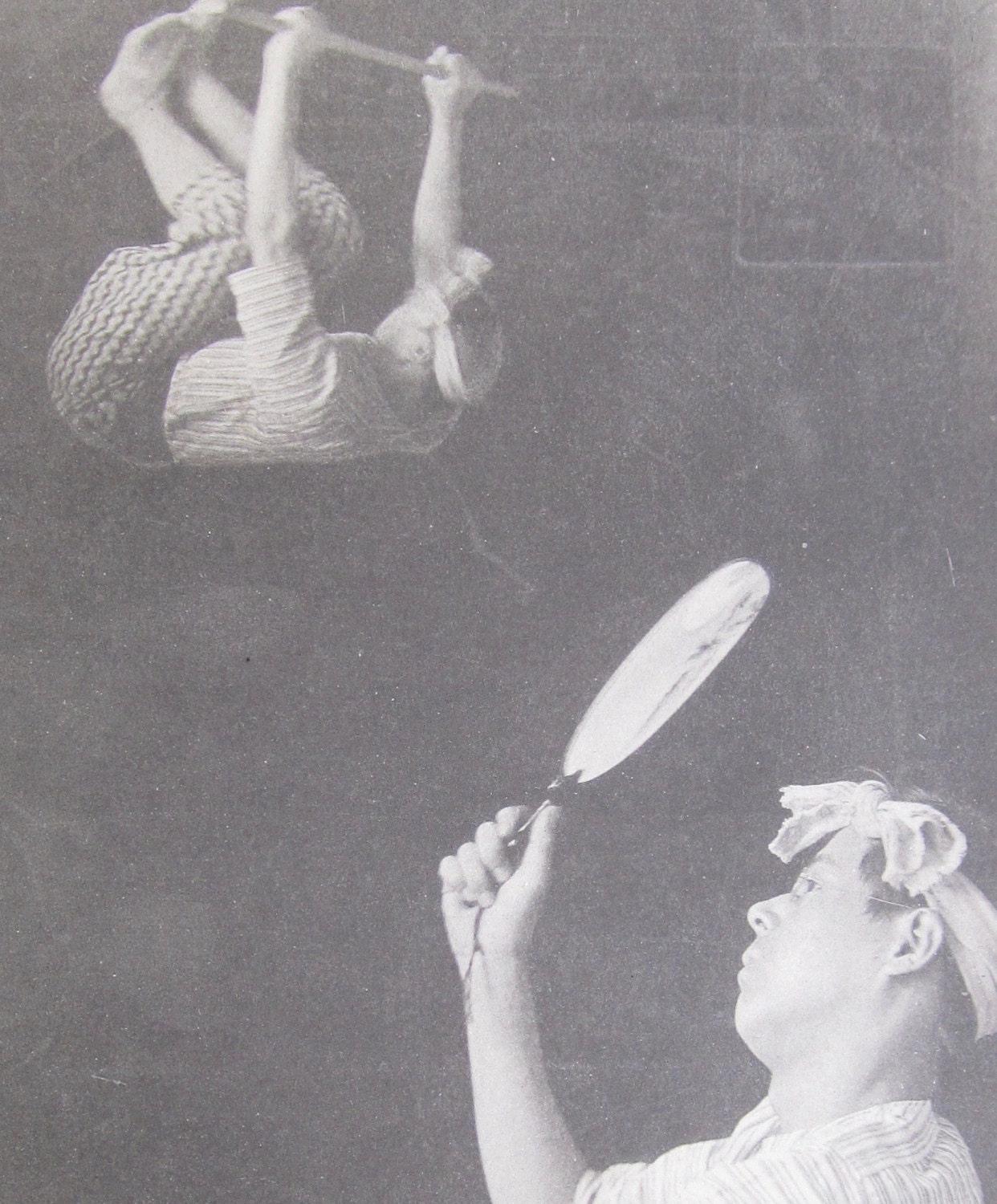 Rare 1930's Asian Japanese Trick Photo Enormous Man Uses | Etsy