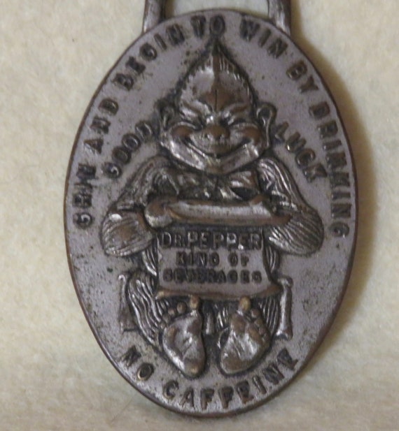 Antique 1900's Dr Pepper Good Luck Billiken Advertisi… - Gem