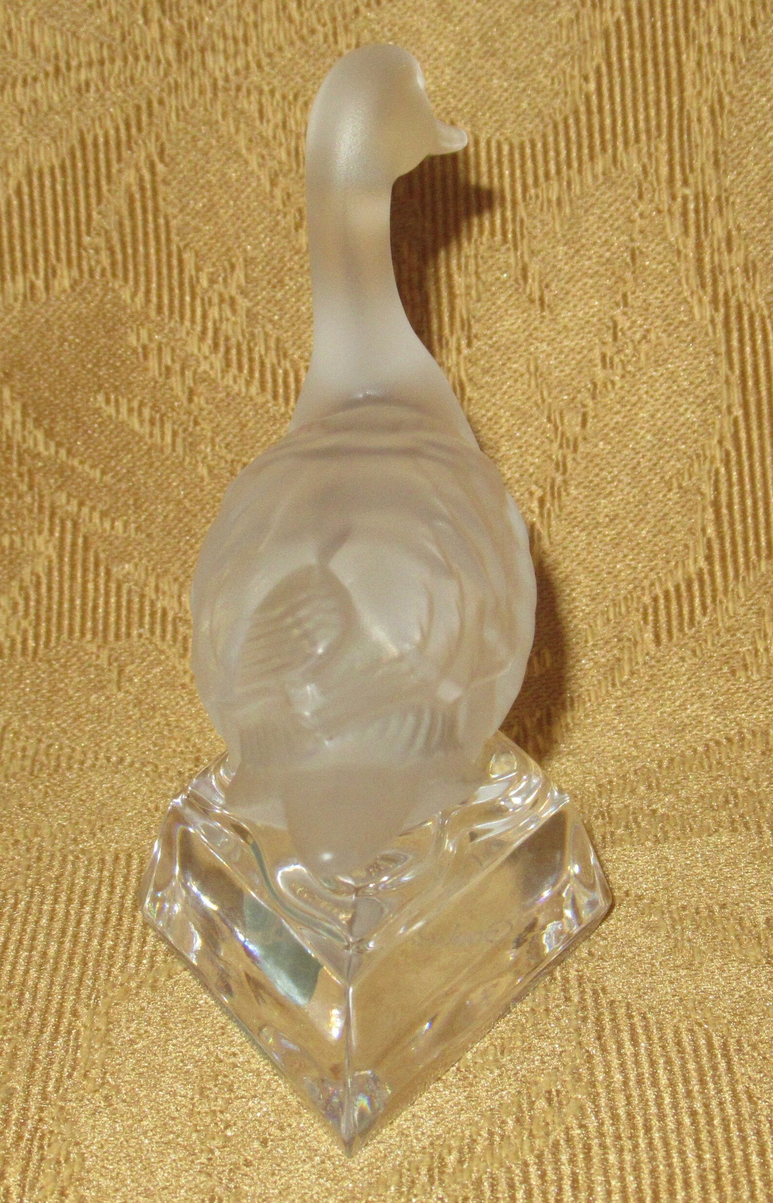 Adorable Goebel Crystal Collection Frosted Duck Figurine - Etsy