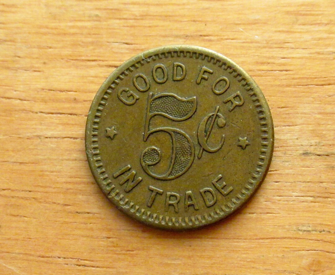Original 1890's Pierce and Patterson Marion Indiana Trade Token - Etsy