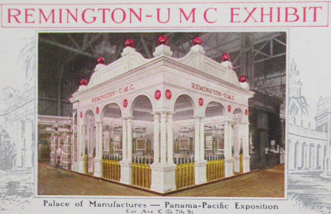 Original 1915 Panama Pacific Exposition World's Fair Remington Arms ...