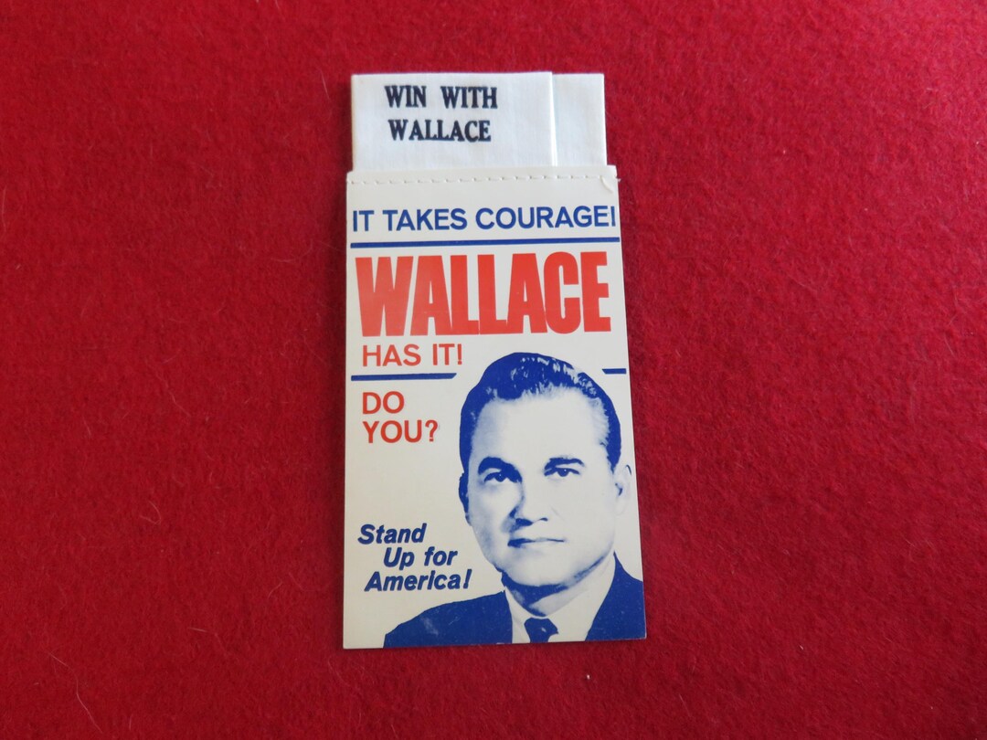 Win With Wallace - Original 1968 George Wallace Presidential Campaign ...