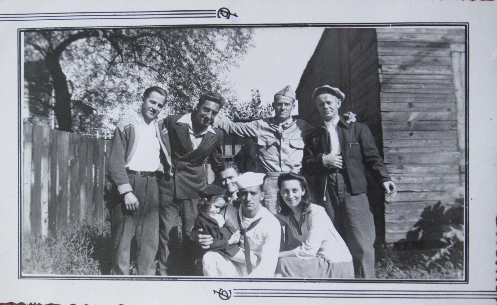 An American Family - Iconic 1940's WW II Era Family Snapshot Photo - Etsy