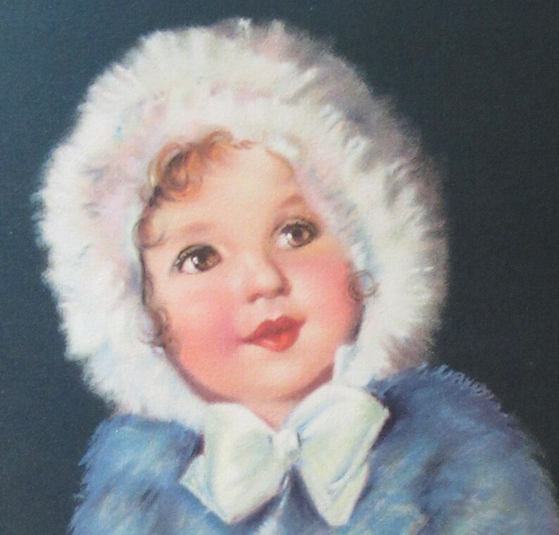 Original 1930's Adorable Bunny Calendar Art Print by Irene Patten - 7 X ...