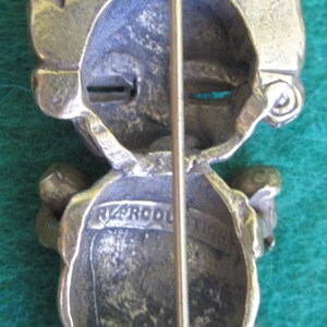 Vintage 1970's Museum Reproduction Mayan Aztec God Pin Back Brooch ...